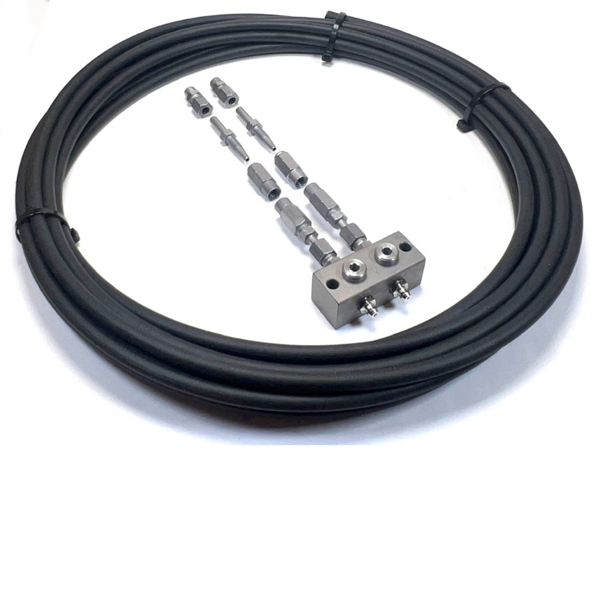 GKNT2/HS-XXX Remote Grease Kit – 2 Outlet Kit with Hose Studs and ...