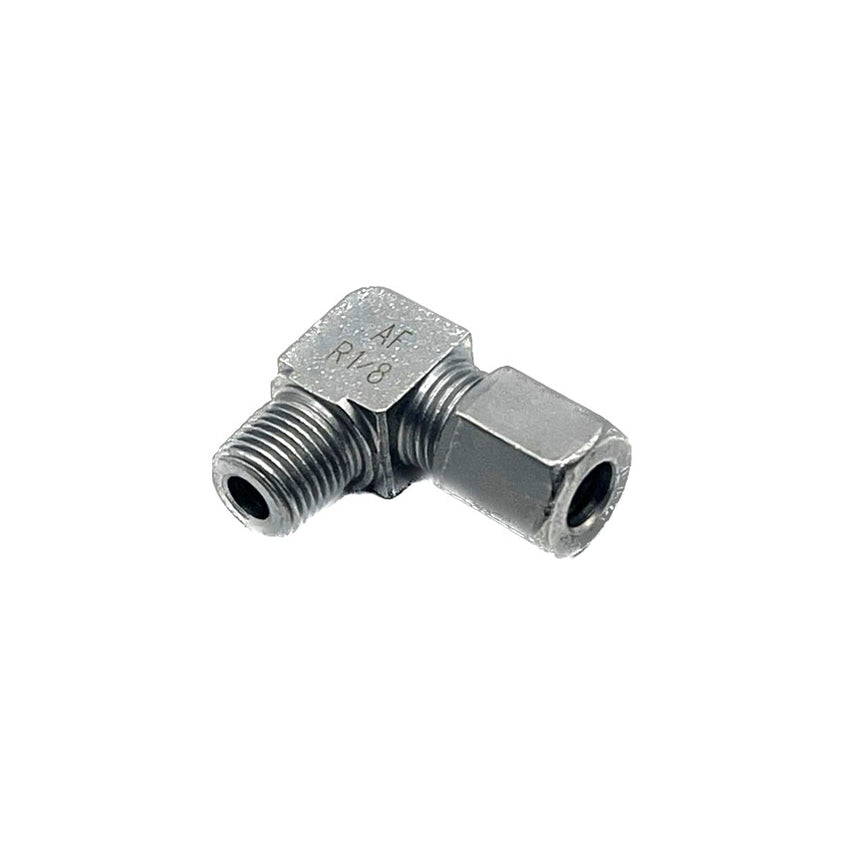 90 Degree Compression Fitting – 6mm Tube — Fat Adder - Remote Grease Lines