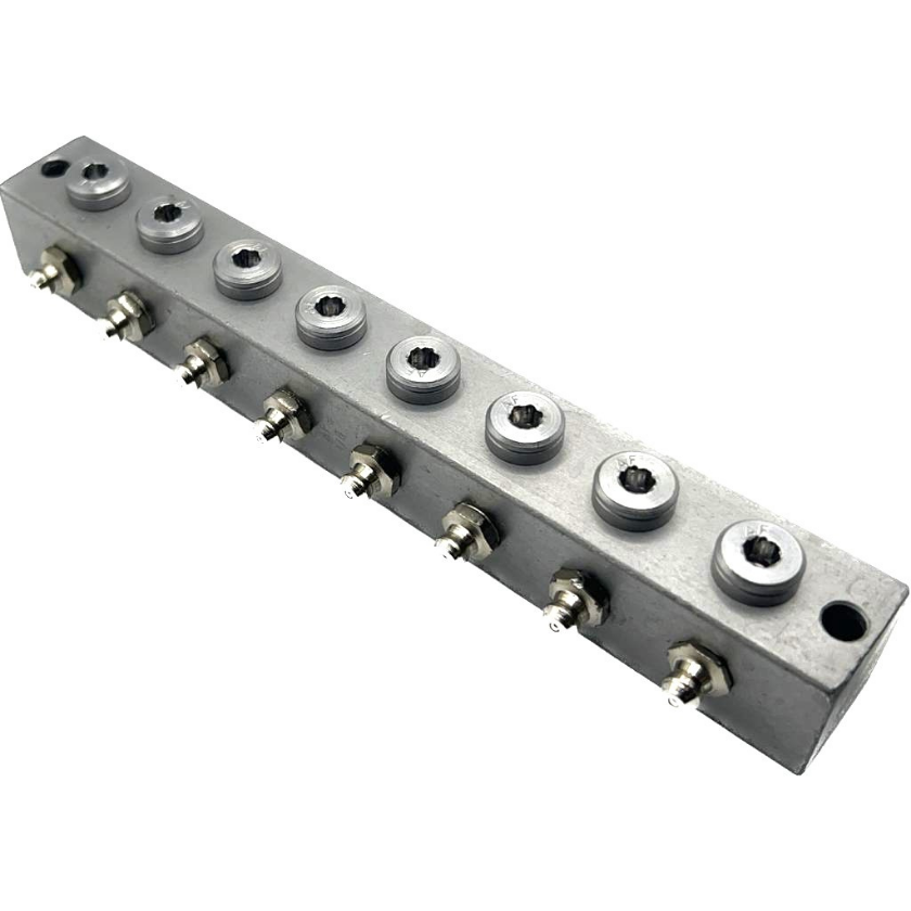 Remote Grease Blocks with Grease Nipples — Fat Adder - Remote Grease Lines