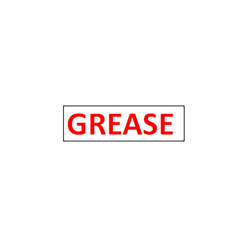 Grease Stickers – Durable Labels for Easy Lubrication Identification ...